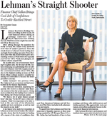 Erin Callan Out At Lehman Lehman Brothers Holdings Inc Leh