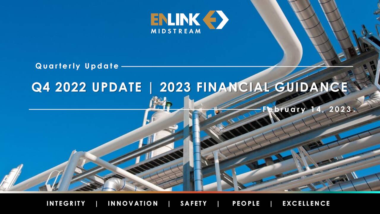 EnLink Midstream, LLC 2022 Q4 - Results - Earnings Call Presentation ...