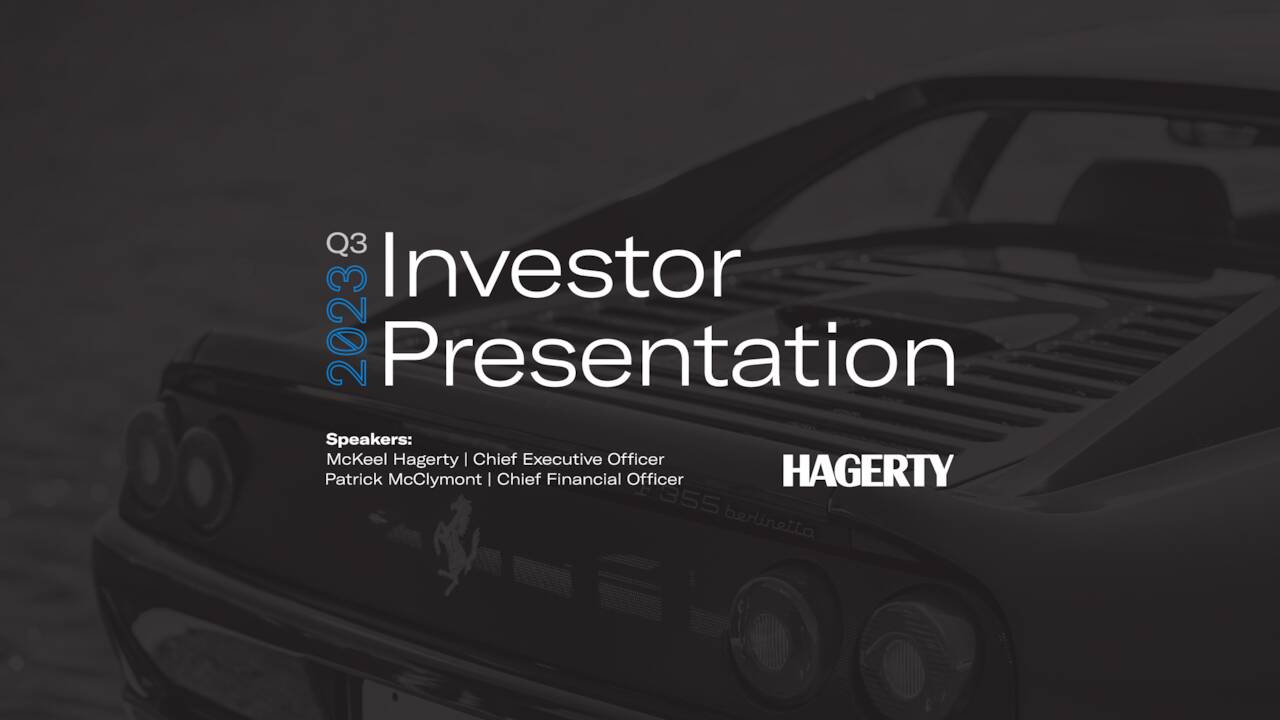 Hagerty, Inc. 2023 Q1 - Results - Earnings Call Presentation (NYSE:HGTY ...