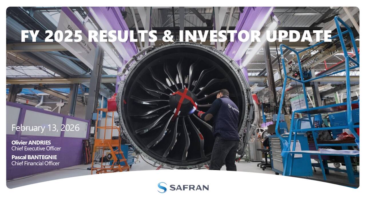Safran SA 2025 Q4 - Results - Earnings Call Presentation (OTCMKTS:SAFRY ...