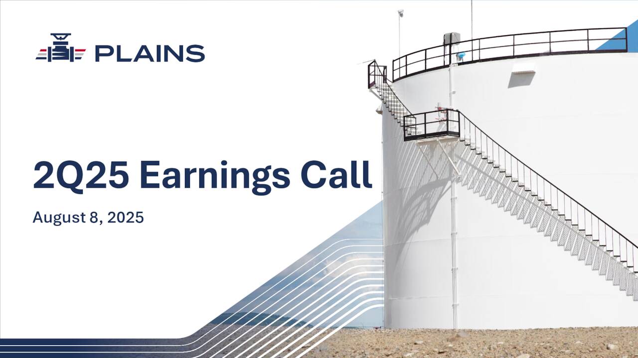 Plains GP Holdings, L.P. Class A Shares 2025 Q2 - Results - Earnings Call Presentation (NASDAQ ...