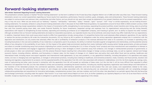 Embecta Corp. 2025 Q4 - Results - Earnings Call Presentation (NASDAQ ...