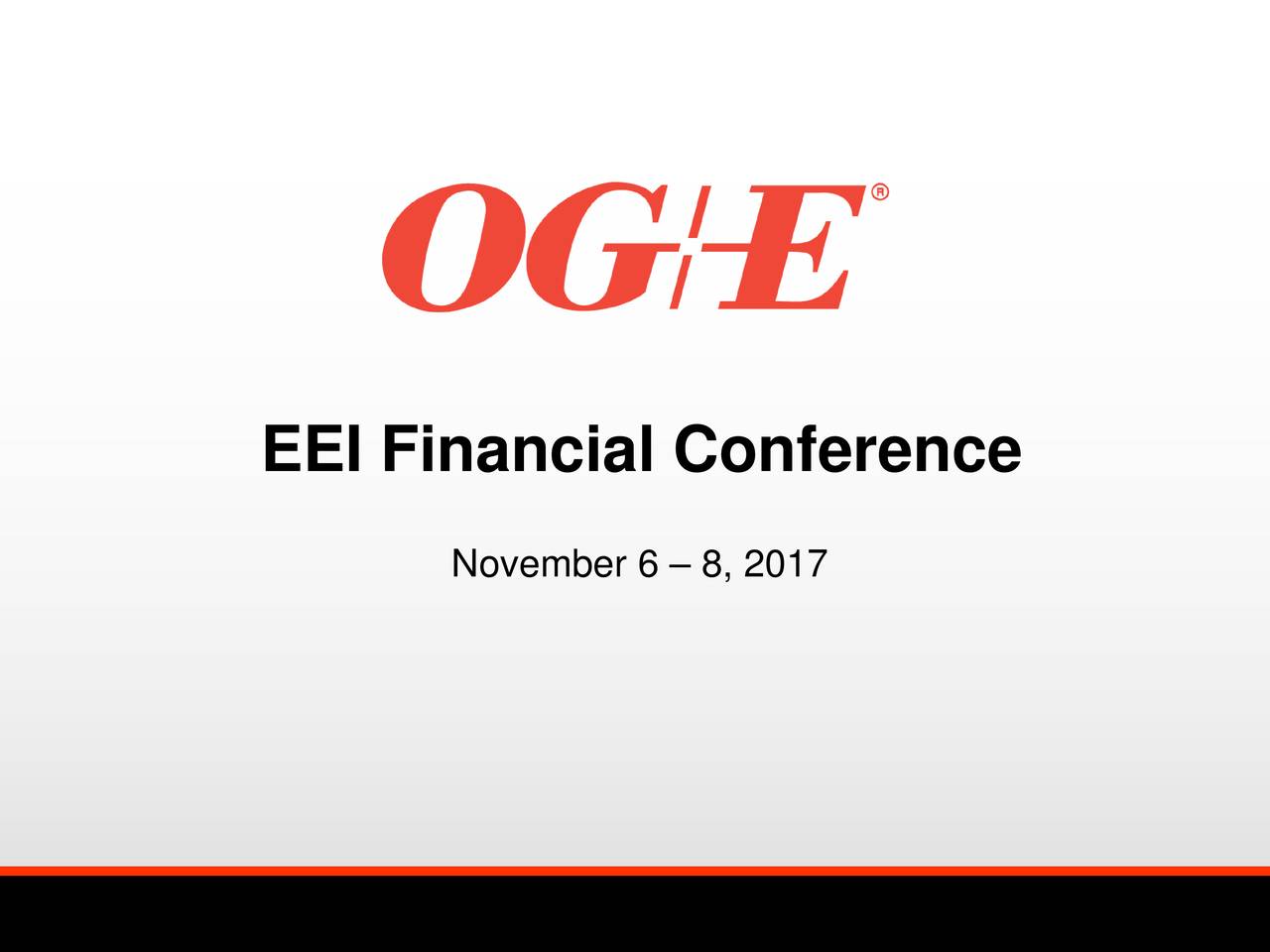 OGE Energy (OGE) Presents At EEI 52nd Financial Conference - Slideshow ...