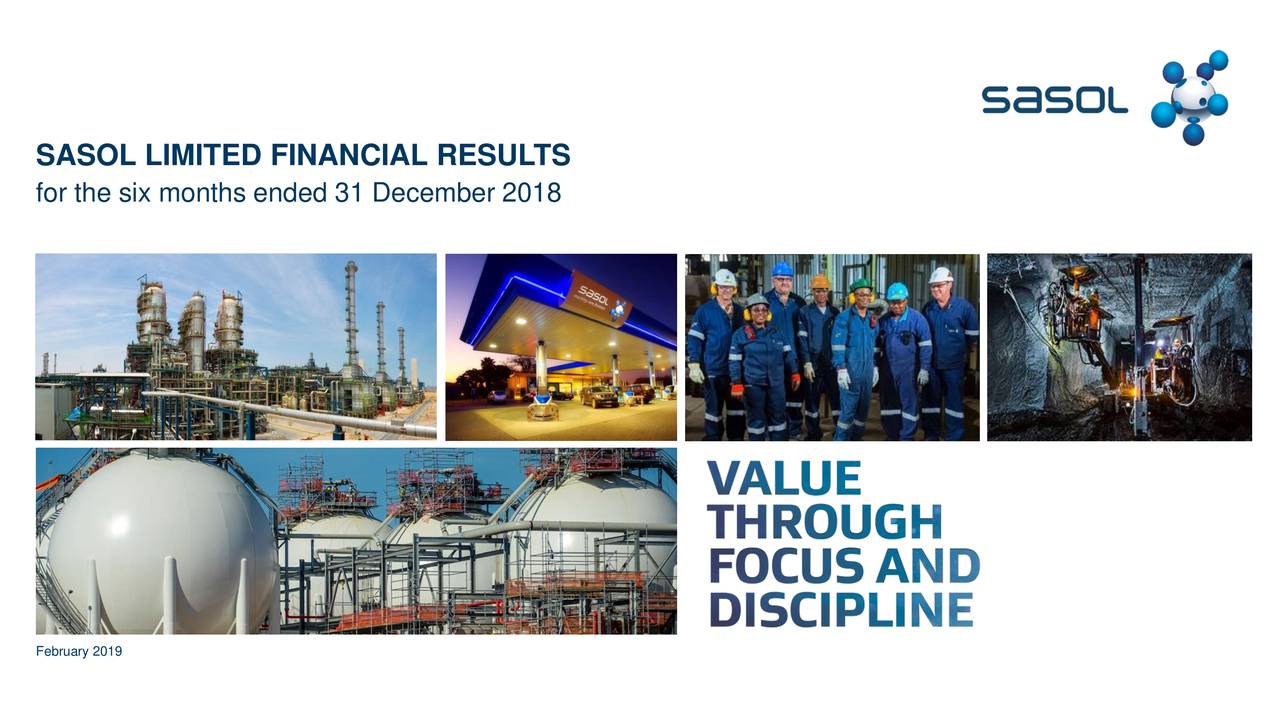 Sasol Limited 2019 Q2 - Results - Earnings Call Slides (NYSE:SSL ...