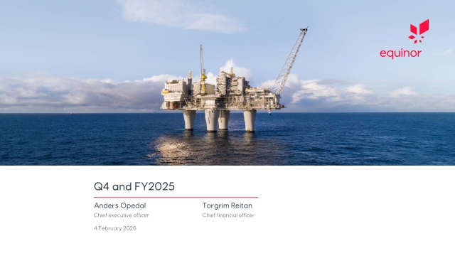 Equinor ASA 2025 Q4 - Results - Earnings Call Presentation (NYSE:EQNR ...