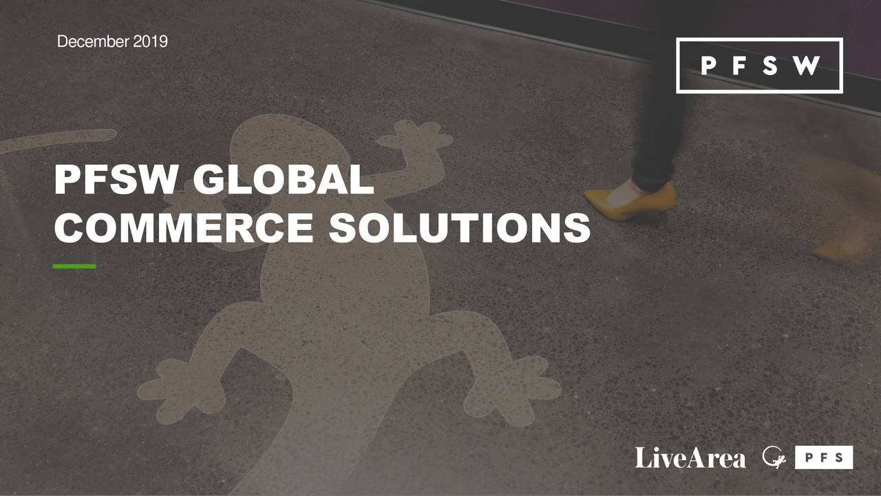 PFSweb (PFSW) Investor Presentation - Slideshow (NASDAQ:PFSW-DEFUNCT ...