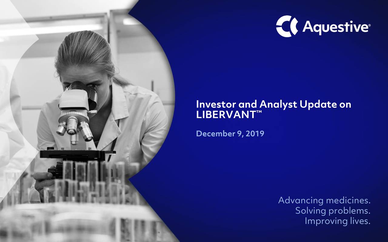 Aquestive Therapeutics (AQST) Presents At American Epilepsy Society ...