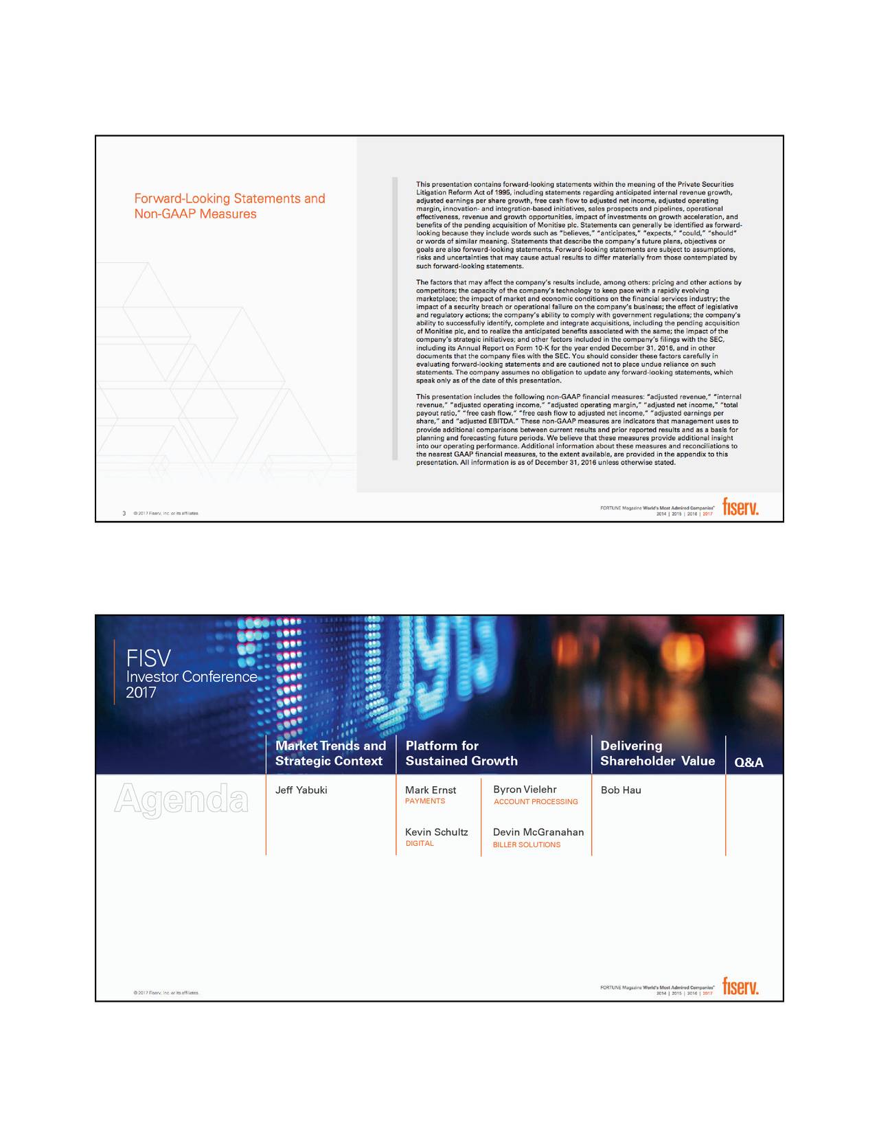 Fiserv (FISV) Investor Presentation - Slideshow (NYSE:FI) | Seeking Alpha