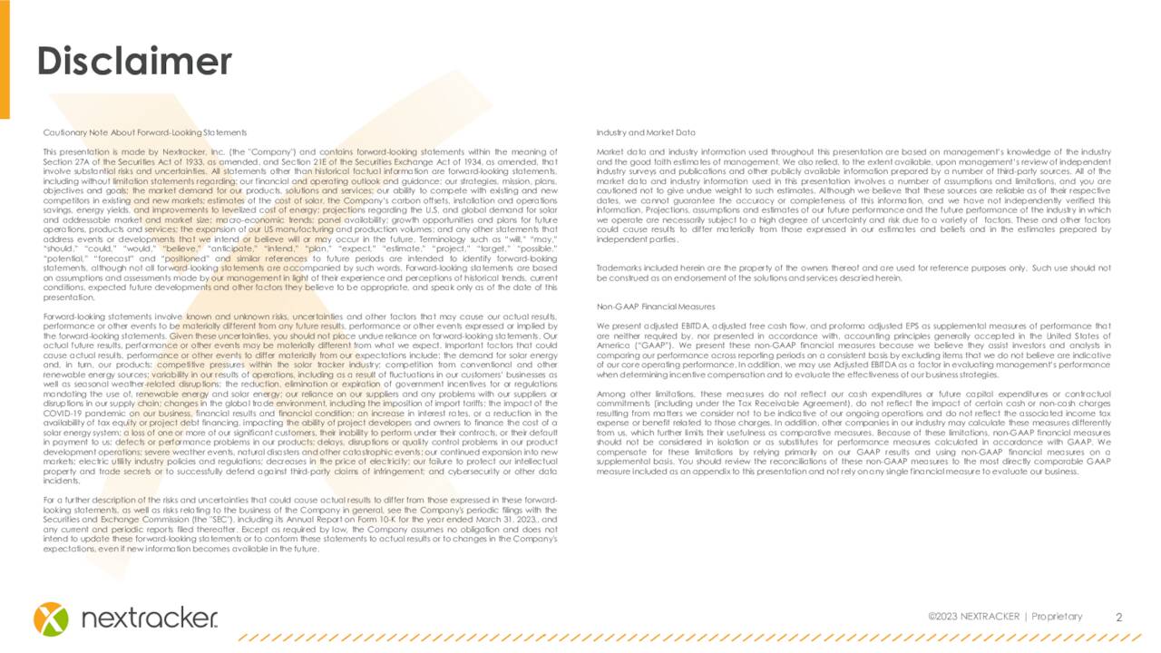 Nextracker Inc. 2024 Q1 - Results - Earnings Call Presentation (NASDAQ:NXT) | Seeking Alpha