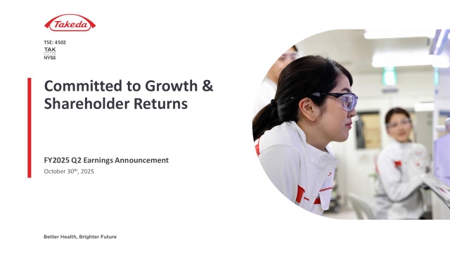 Takeda Pharmaceutical Company Limited FY2025 Q2 - Results - Earnings Call Presentation (N ...