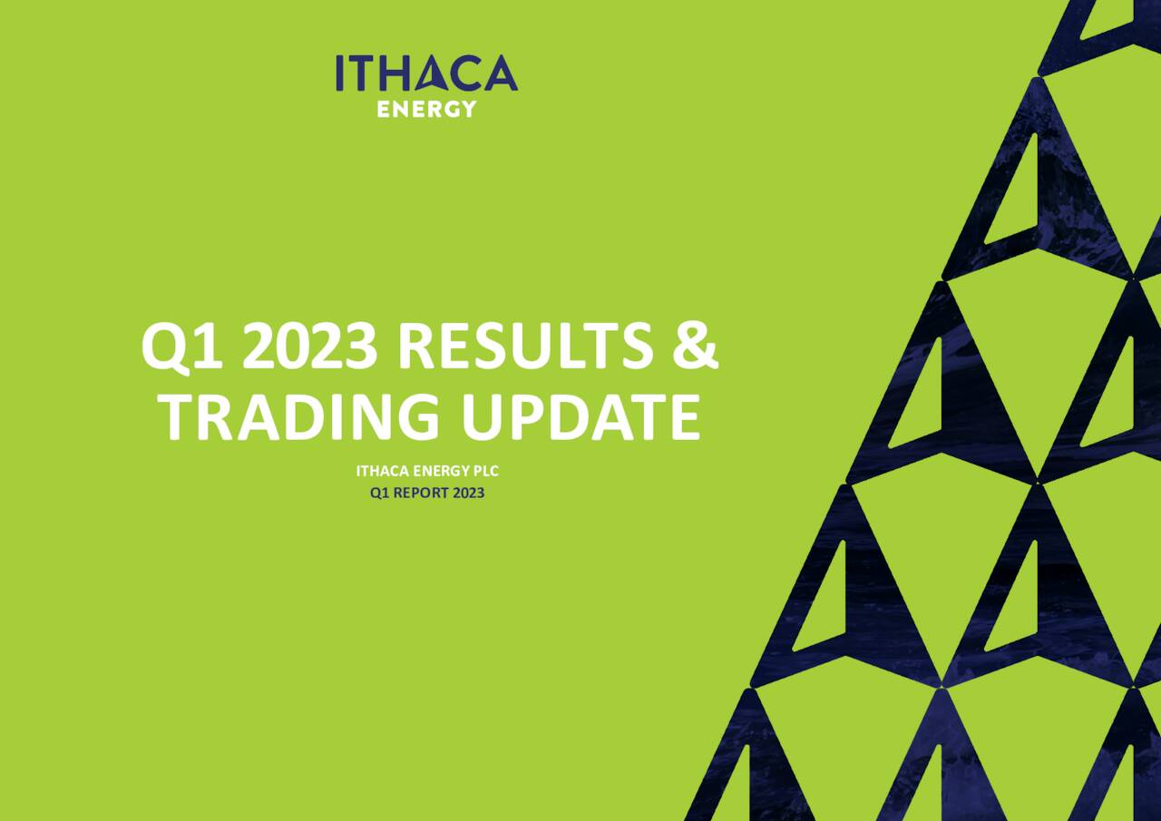 Ithaca Energy Inc. 2023 Q1 - Results - Earnings Call Presentation ...