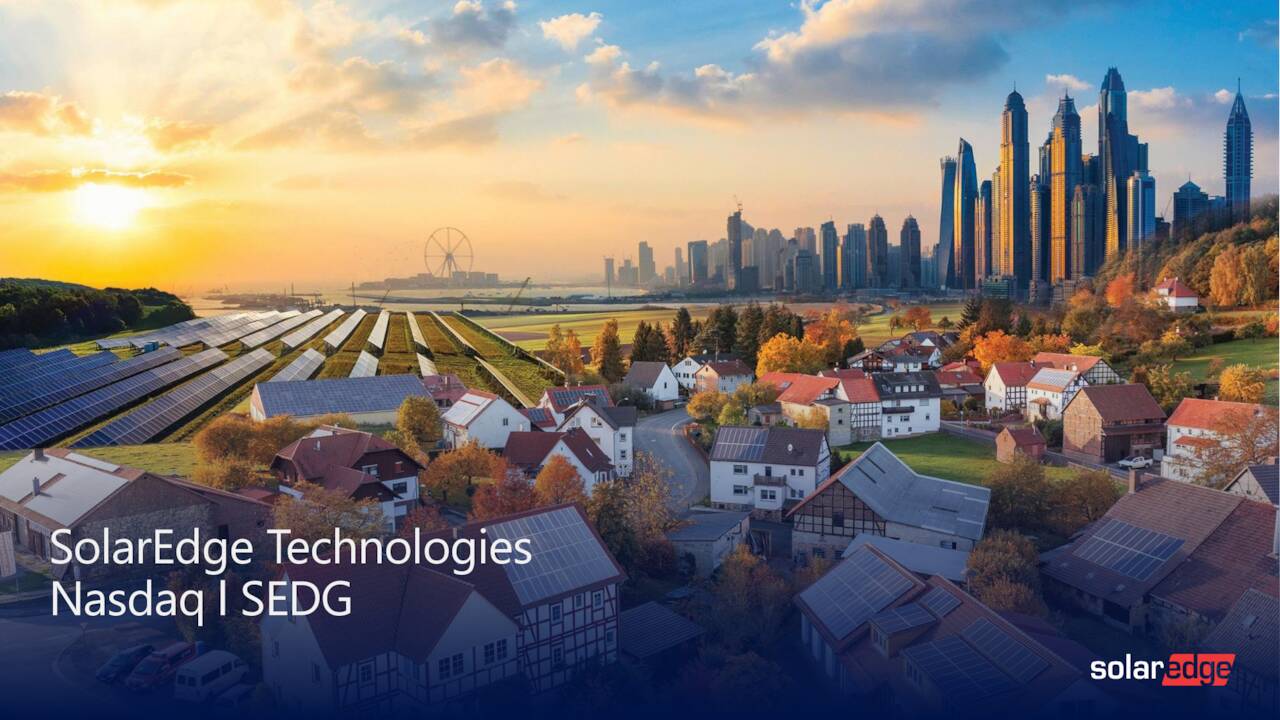 SolarEdge Technologies, Inc. 2023 Q1 - Results - Earnings Call ...