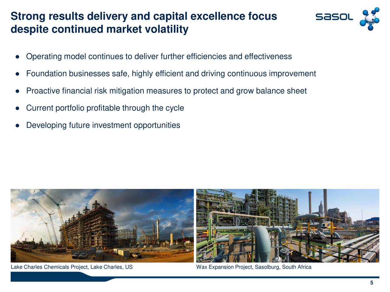 Sasol Limited 2017 Q2 - Results - Earnings Call Slides (NYSE:SSL ...
