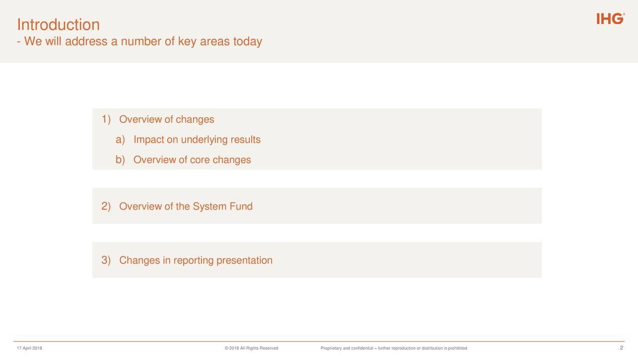 InterContinental Hotels (IHG) Reporting Changes Update - Slideshow ...