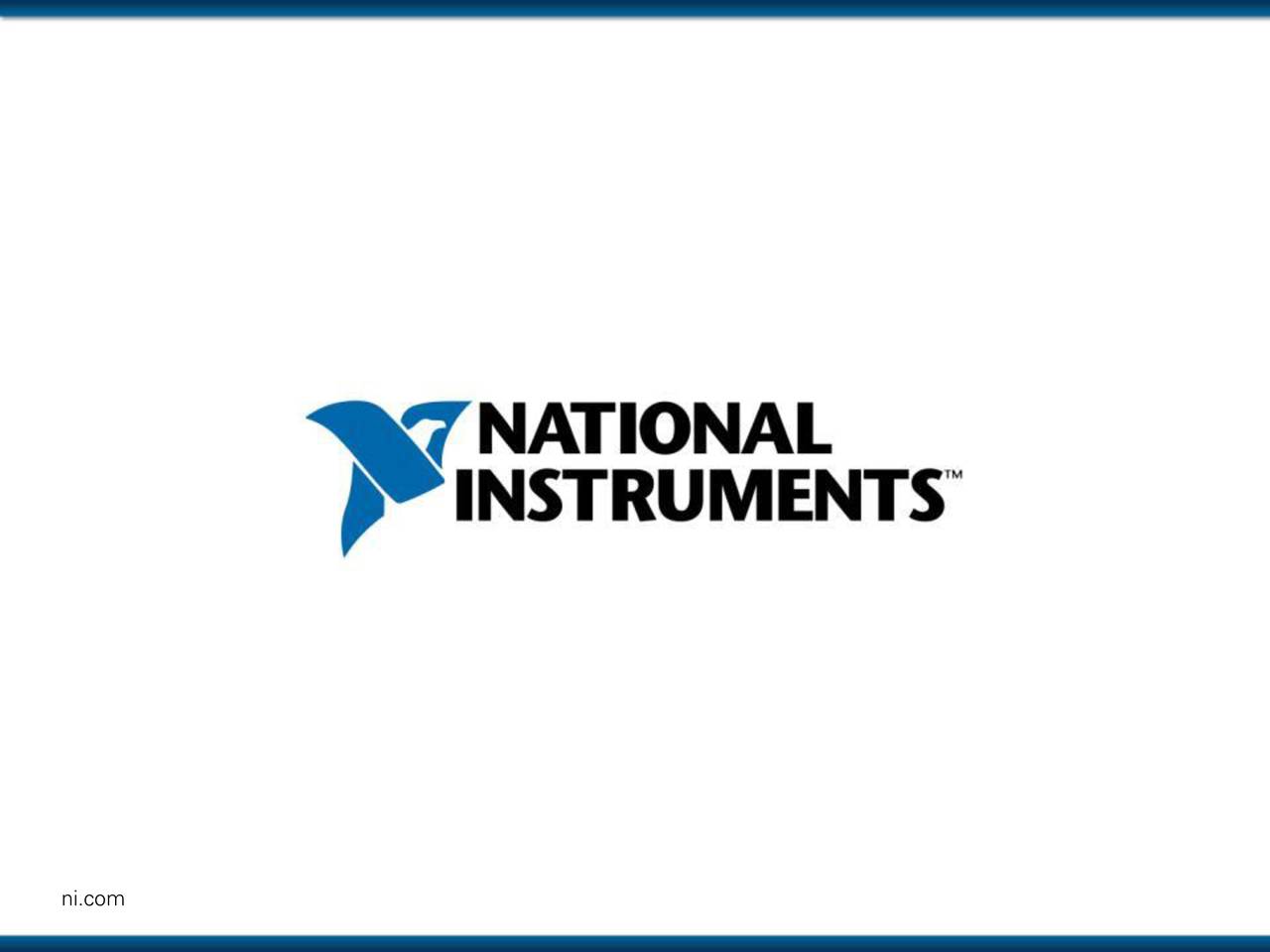 National Instruments Corporation 2016 Q3 - Results - Earnings Call ...