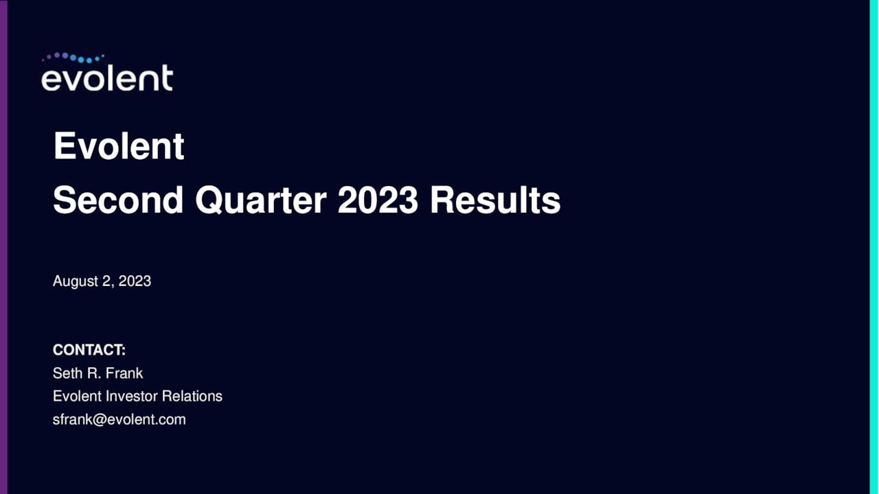 Evolent Health, Inc. 2023 Q2 - Results - Earnings Call Presentation ...