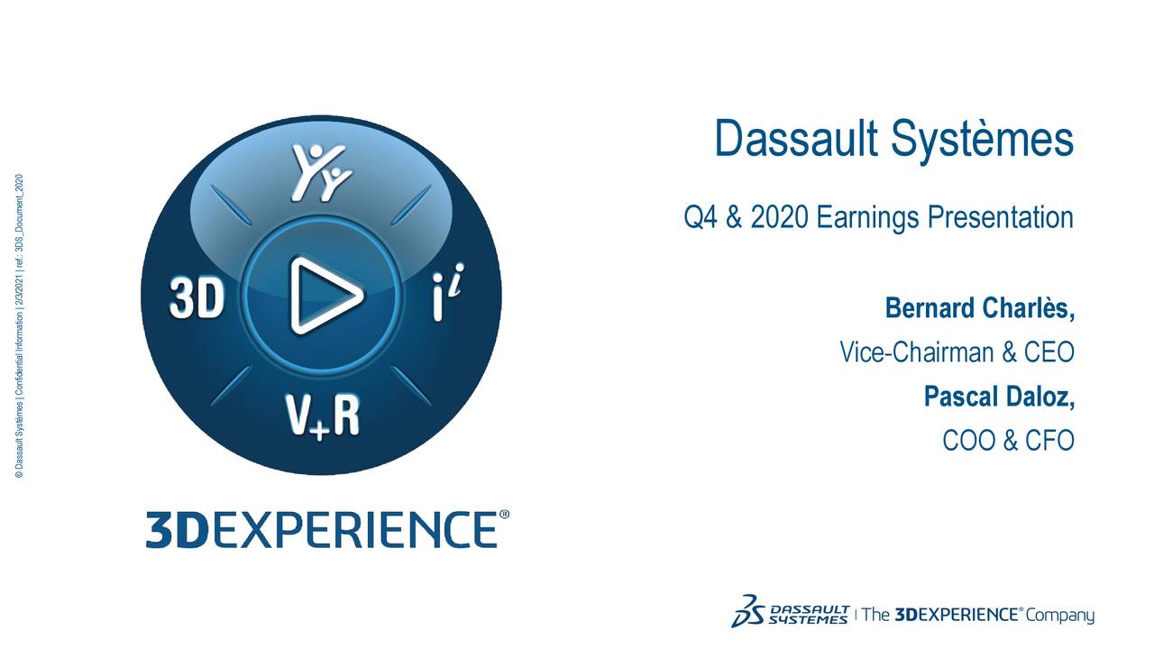 Dassault Systèmes SE 2020 Q4 - Results - Earnings Call Presentation ...