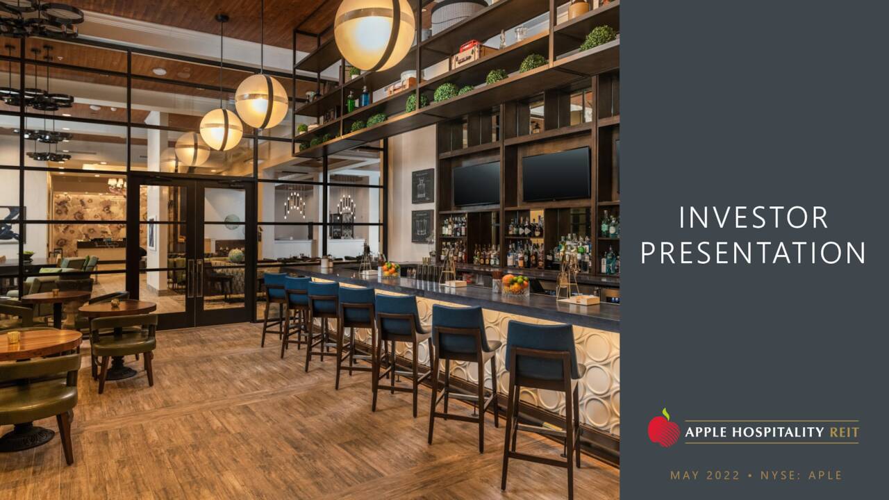 Apple Hospitality REIT (APLE) Investor Presentation - Slideshow (NYSE ...