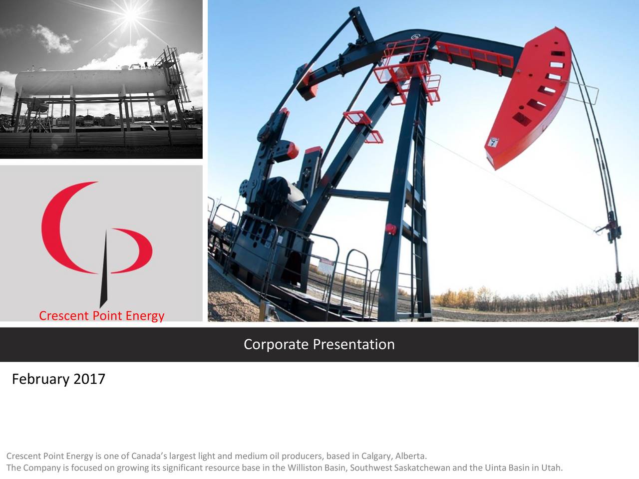 Crescent Point Energy Corp 2016 Q4 - Results - Earnings Call Slides ...