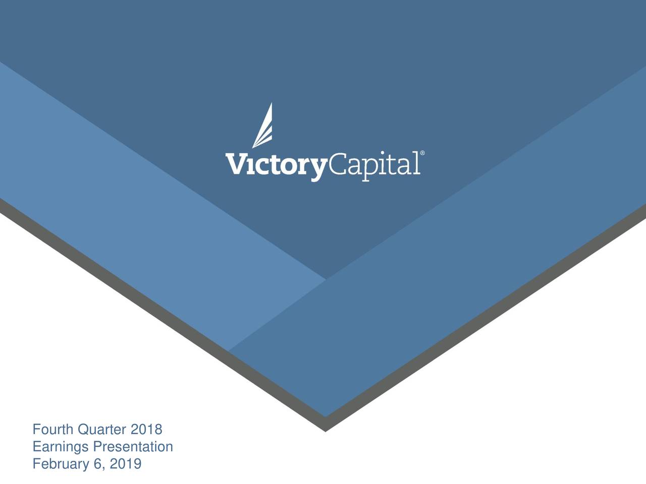 Victory Capital Holdings, Inc. 2018 Q4 - Results - Earnings Call Slides ...
