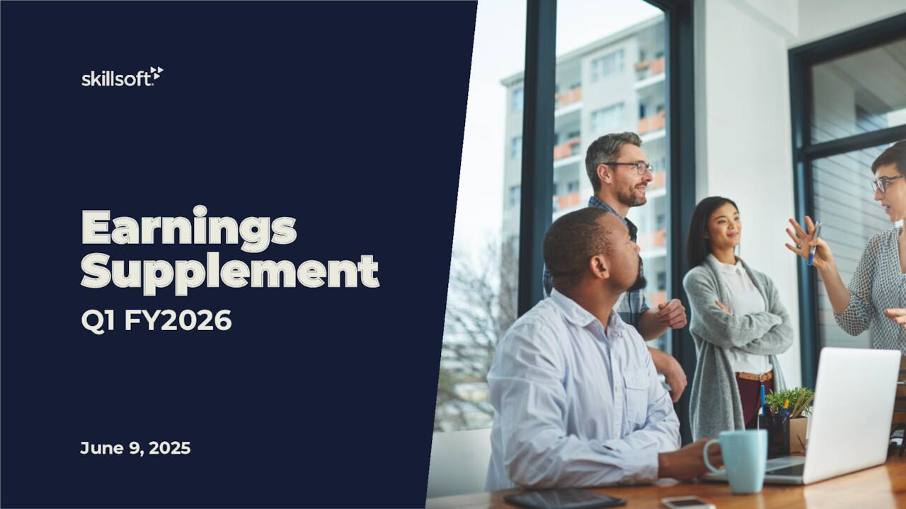 Skillsoft Corp. 2026 Q1 - Results - Earnings Call Presentation (NYSE ...