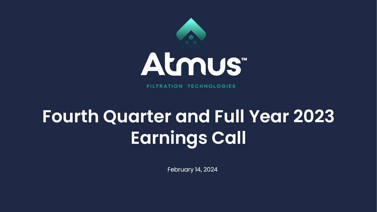 Atmus Filtration Technologies Inc. 2023 Q4 - Results - Earnings Call ...