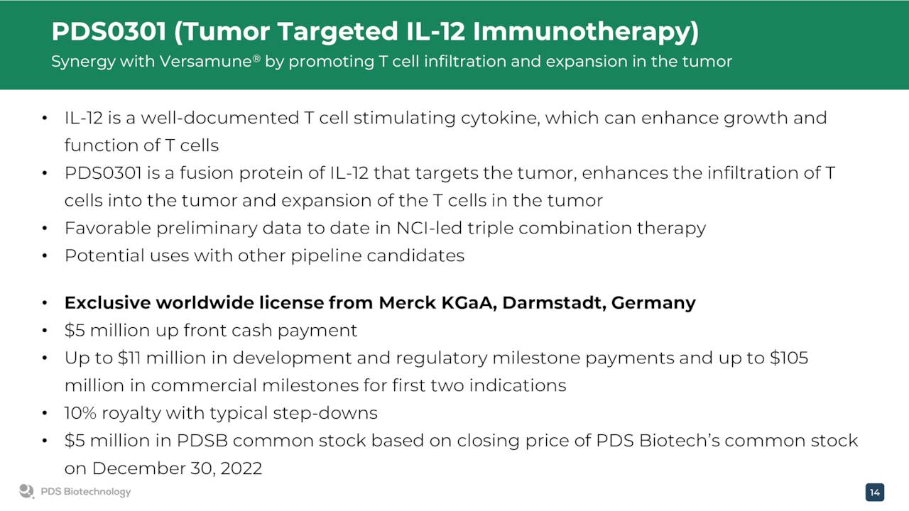 The Prognosis For PDS Biotechnology (NASDAQ:PDSB) | Seeking Alpha