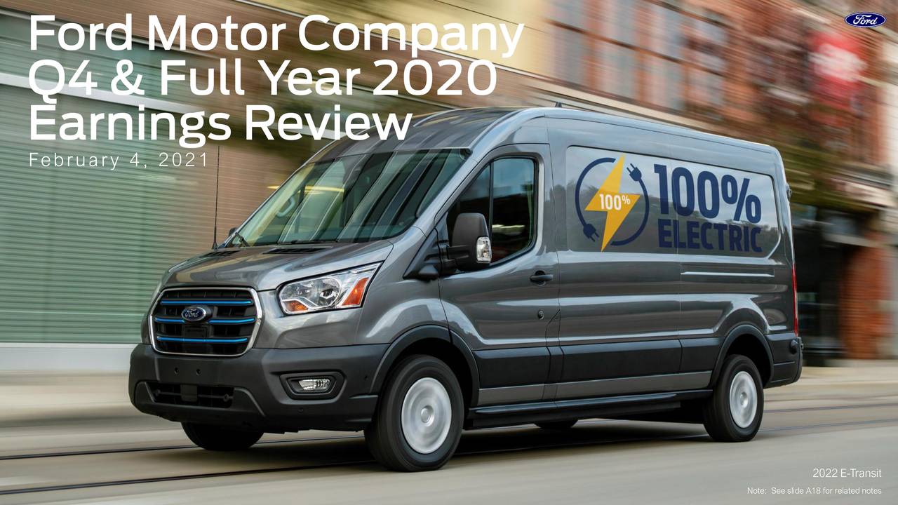 Ford Motor Company 2020 Q4 - Results - Earnings Call Presentation (NYSE ...