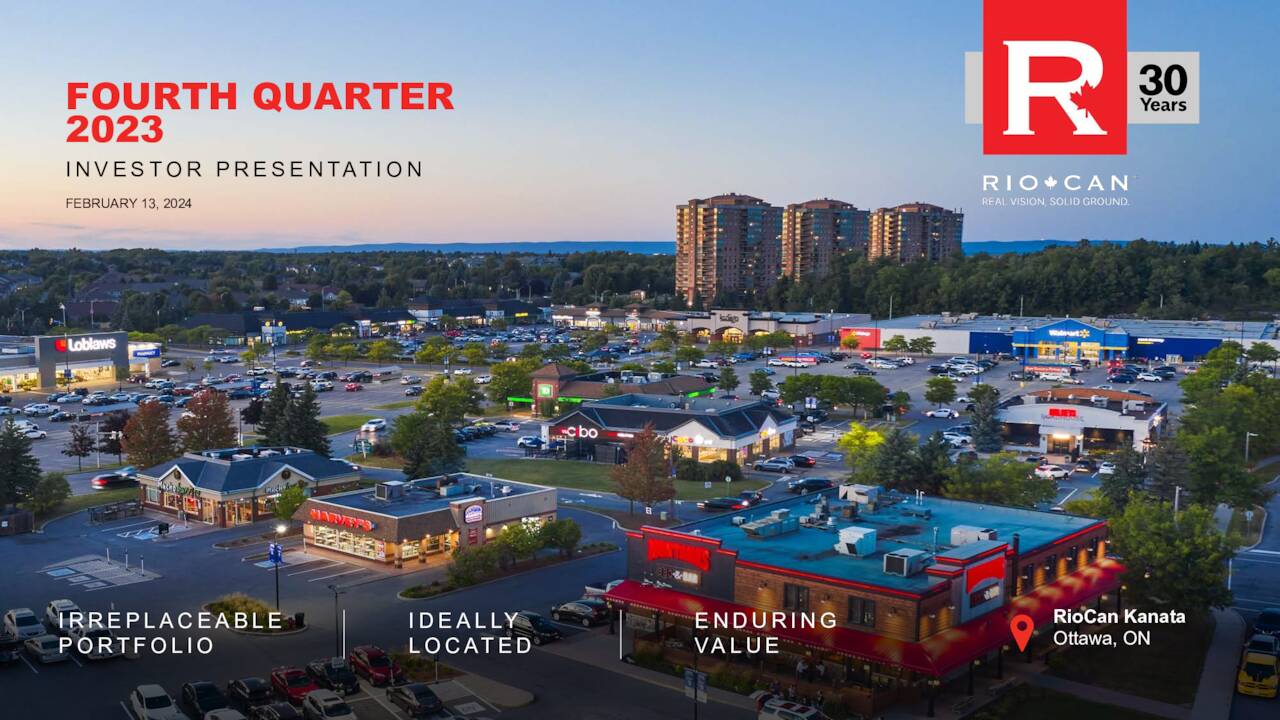 RioCan Real Estate Investment Trust 2023 Q4 - Results - Earnings Call ...