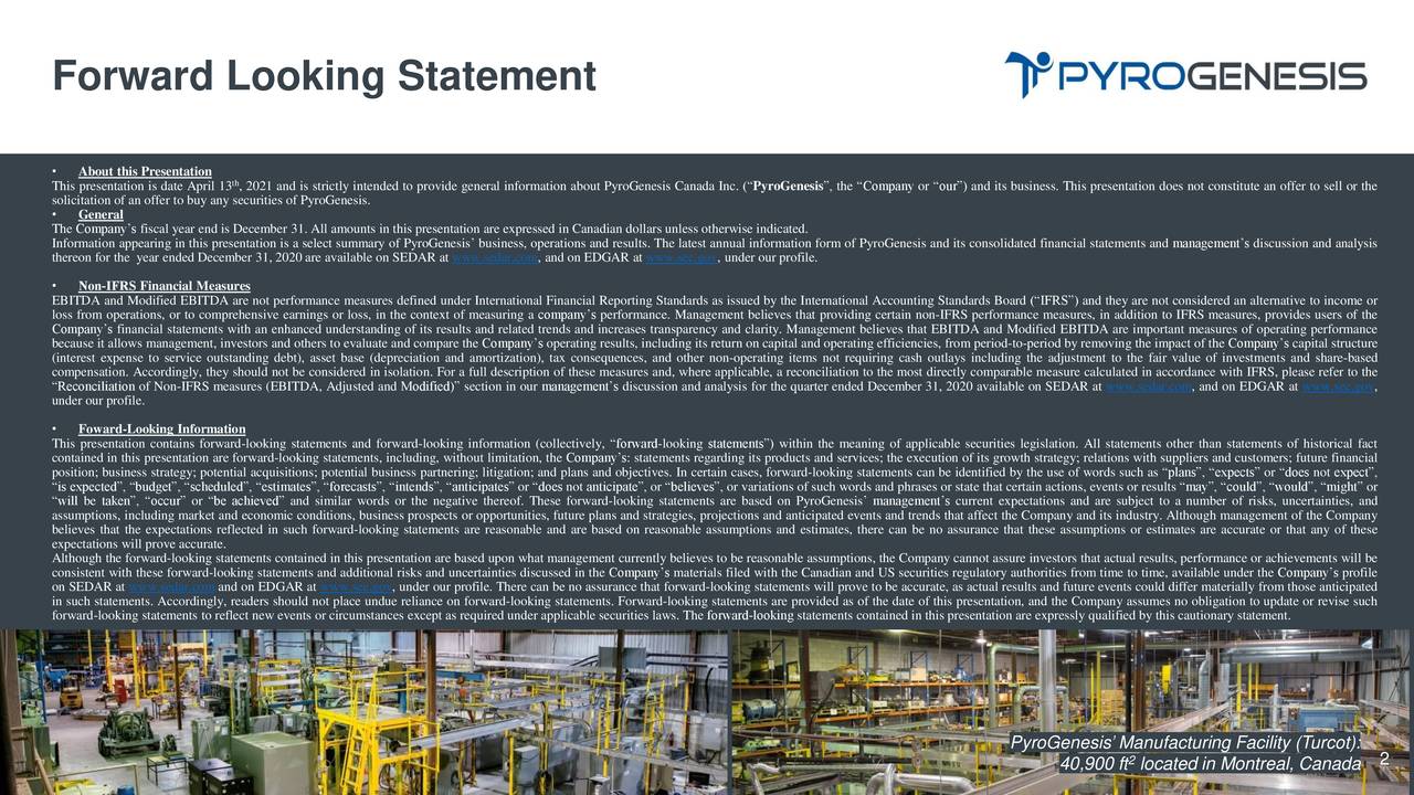 PyroGenesis Canada (PYR) Investor Presentation - Slideshow (OTCMKTS ...