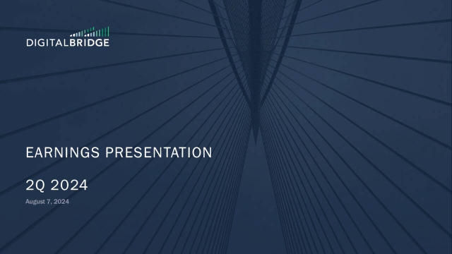 DigitalBridge Group, Inc. 2024 Q2 - Results - Earnings Call ...