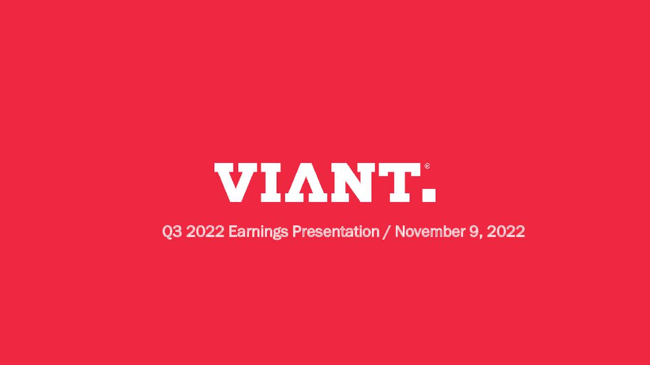 Viant Technology Inc. 2022 Q3 - Results - Earnings Call Presentation ...