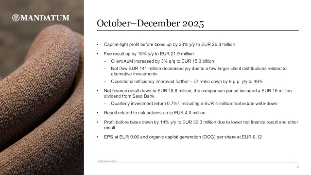 Mandatum Oyj 2025 Q4 - Results - Earnings Call Presentation (OTCMKTS ...