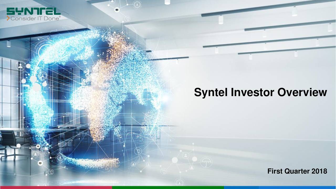Syntel, Inc. 2018 Q1 - Results - Earnings Call Slides (NASDAQ:SYNT ...