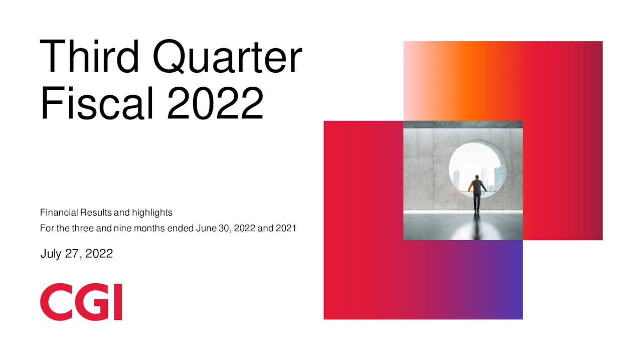 CGI Inc. 2022 Q3 - Results - Earnings Call Presentation (NYSE:GIB ...
