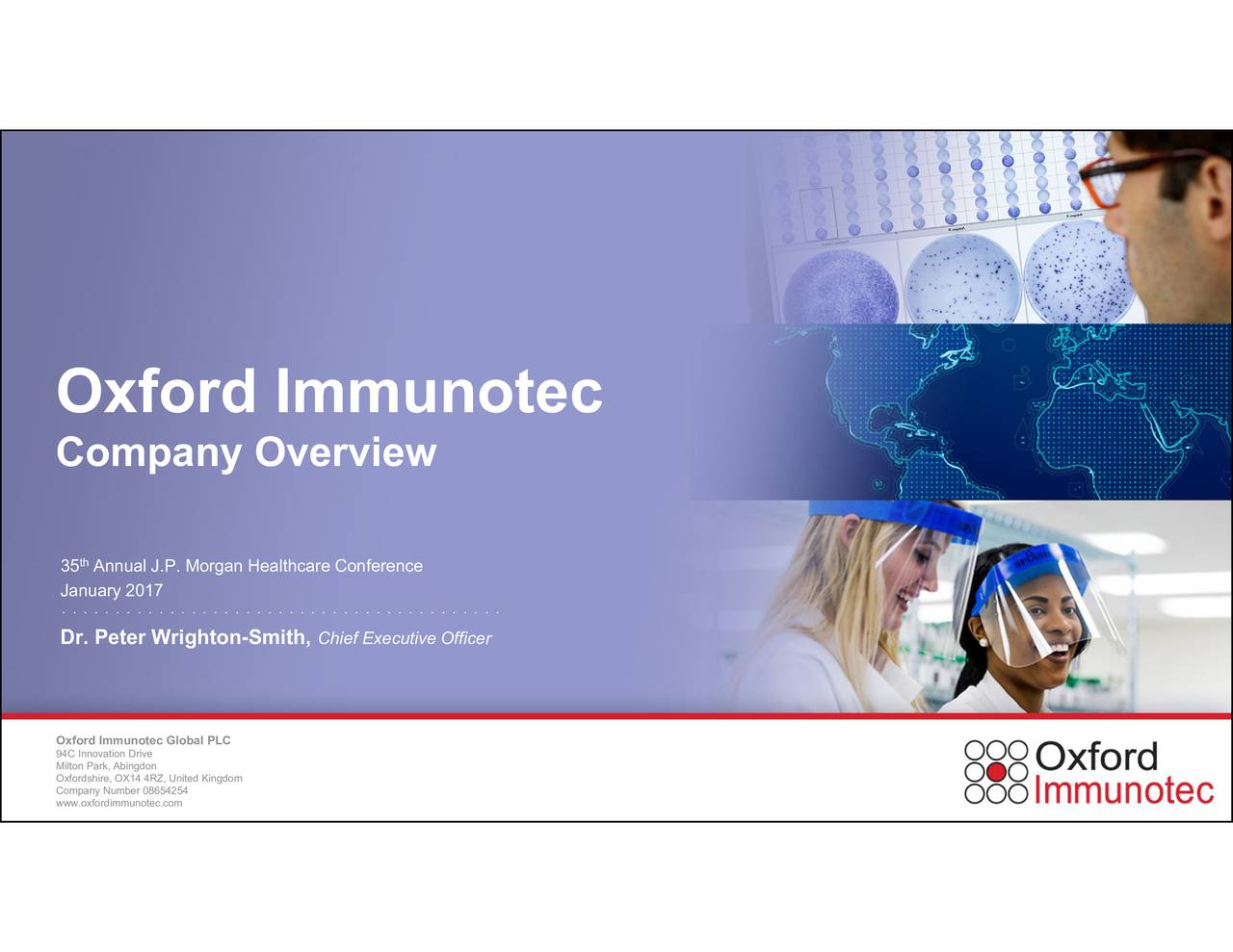 Oxford Immunotec Global (OXFD) Presents At 35th Annual J.P. Morgan ...