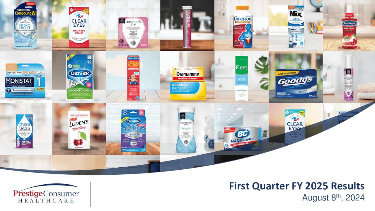 Prestige Consumer Healthcare Inc. 2025 Q1 - Results - Earnings Call ...