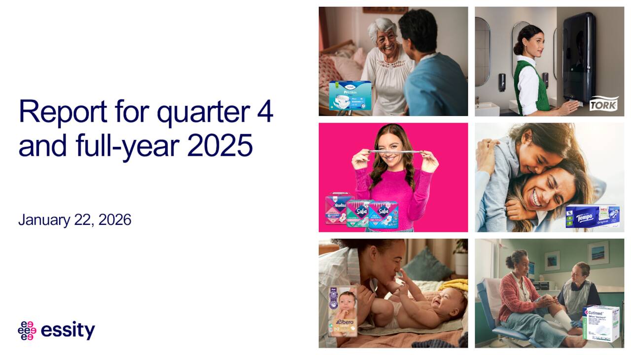 Essity AB (publ) 2025 Q4 - Results - Earnings Call Presentation ...
