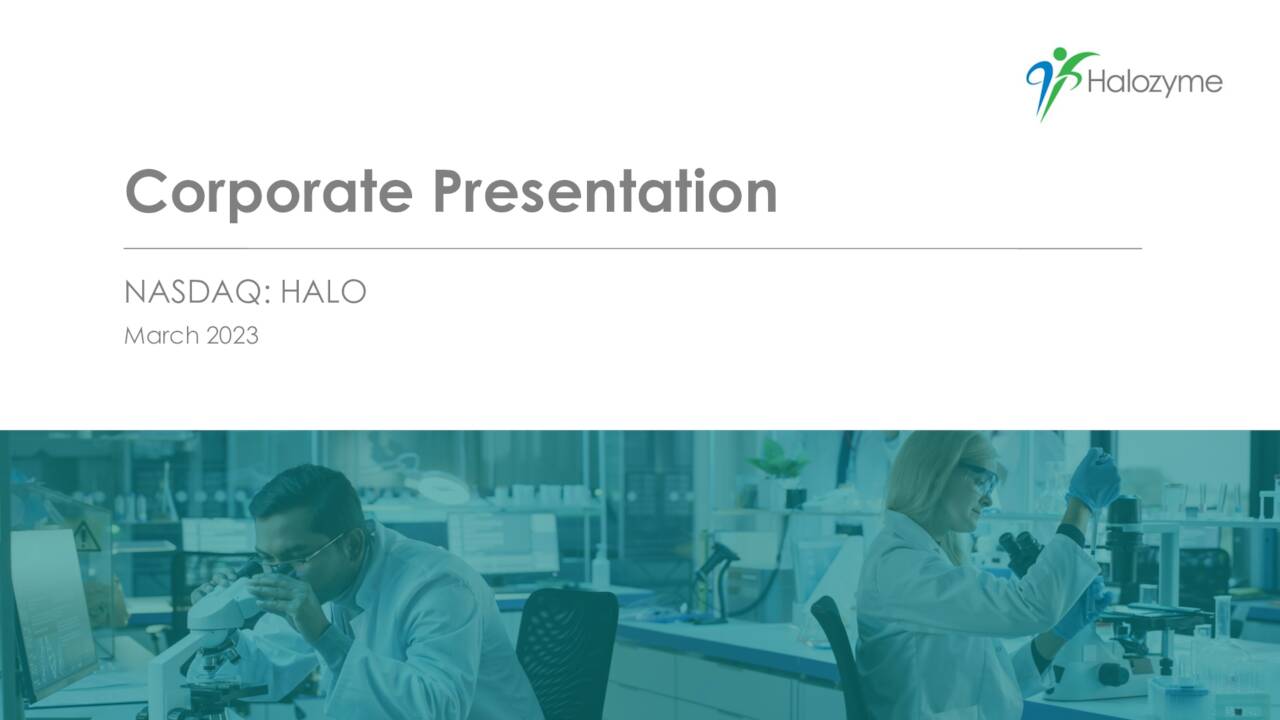 Halozyme Therapeutics (HALO) Investor Presentation - Slideshow (NASDAQ ...
