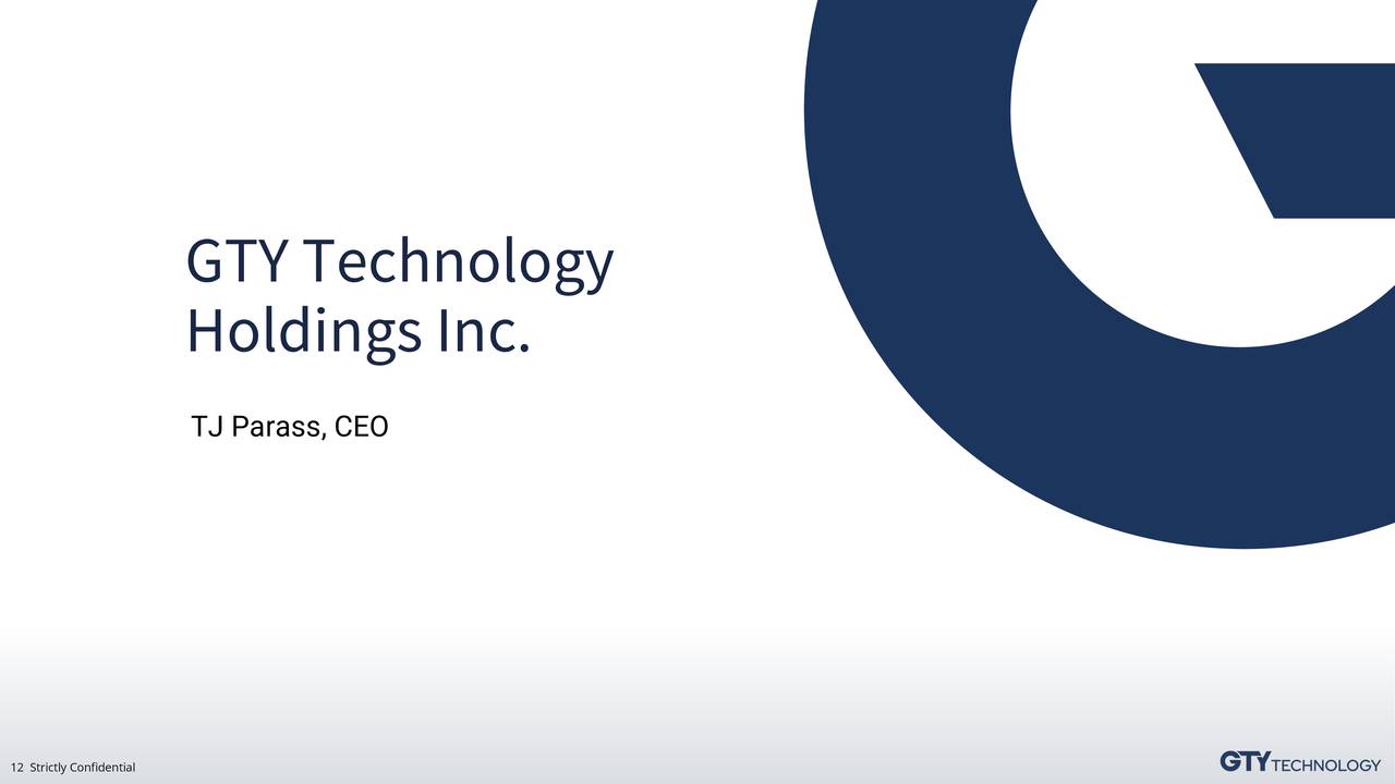 GTY Technology Holdings Inc. 2020 Q3 - Results - Earnings Call ...