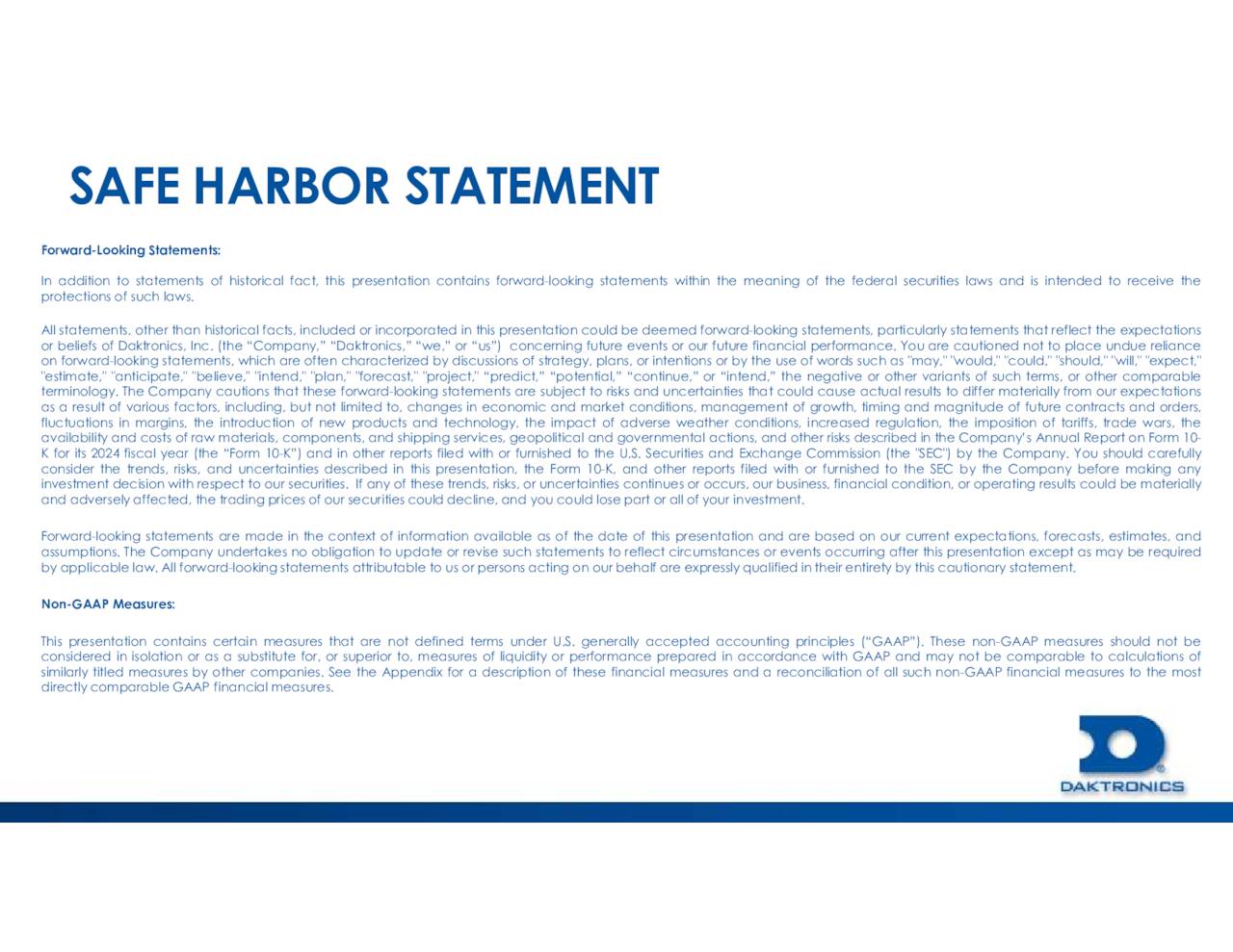 Daktronics, Inc. 2025 Q4 - Results - Earnings Call Presentation (NASDAQ ...