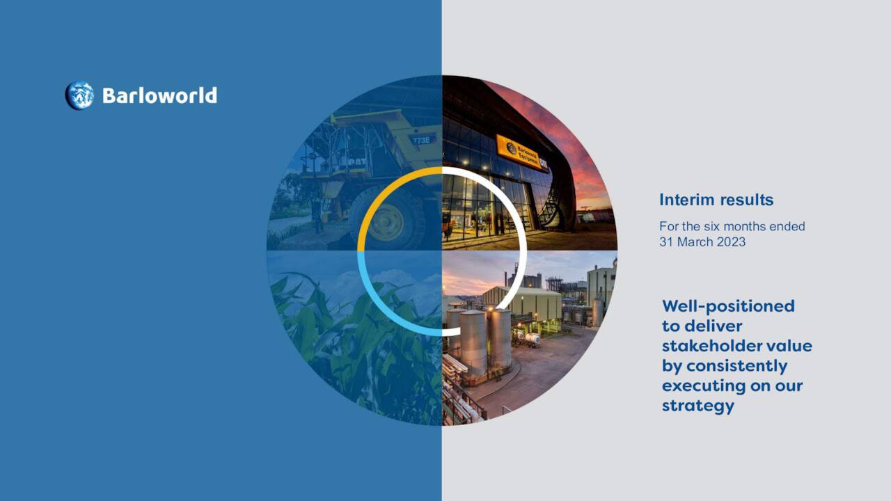 Barloworld Limited 2023 Q2 - Results - Earnings Call Presentation ...