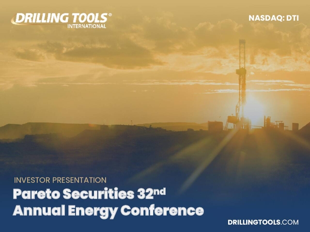 Drilling Tools International Corporation (DTI) Presents at Pareto ...