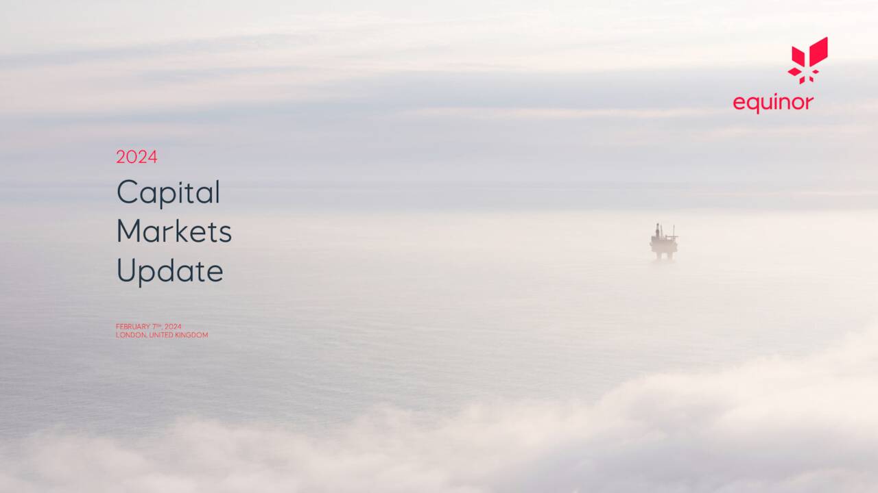 Equinor ASA 2023 Q4 - Results - Earnings Call Presentation (NYSE:EQNR ...