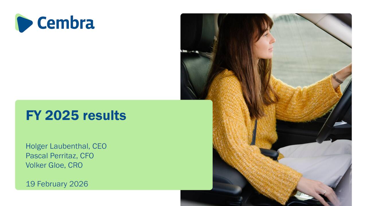 Cembra Money Bank AG 2025 Q4 - Results - Earnings Call Presentation ...