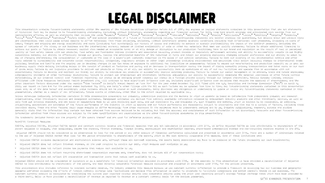 Oatly Group AB 2022 Q3 - Results - Earnings Call Presentation (NASDAQ ...