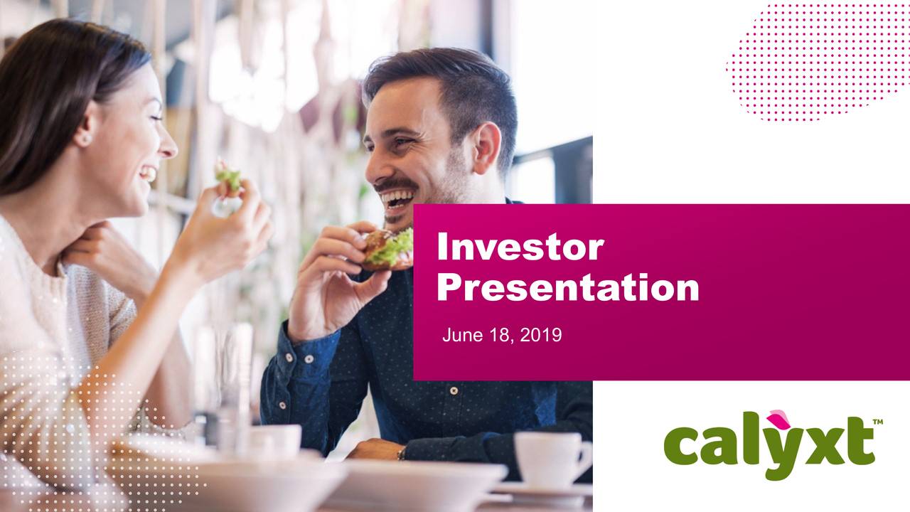 Calyxt (CLXT) Investor Presentation - Slideshow (NASDAQ:CBUS) | Seeking ...