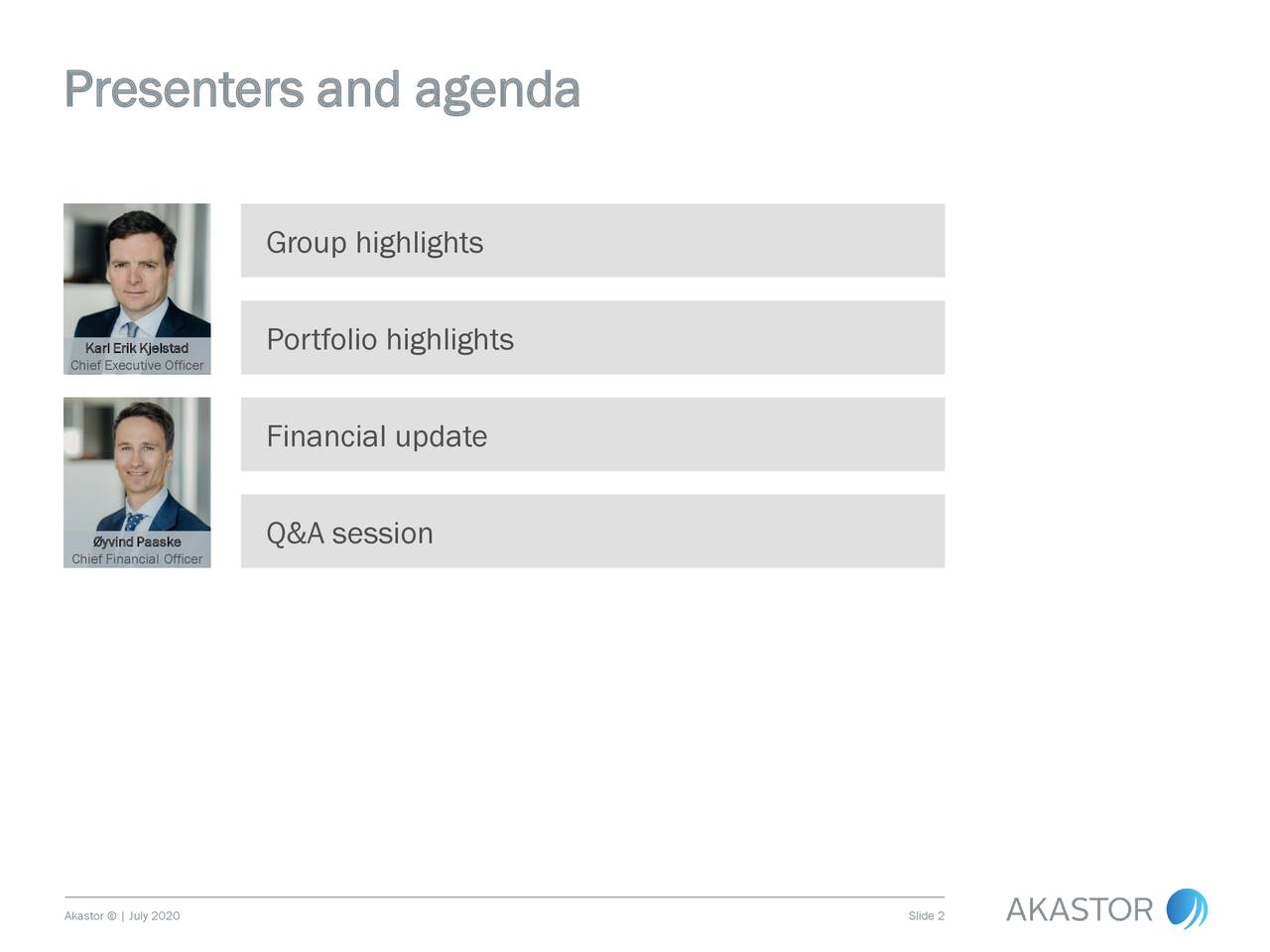 Akastor ASA 2020 Q2 - Results - Earnings Call Presentation (OTCMKTS ...