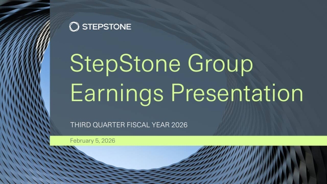 StepStone Group Inc. 2026 Q3 - Results - Earnings Call Presentation ...