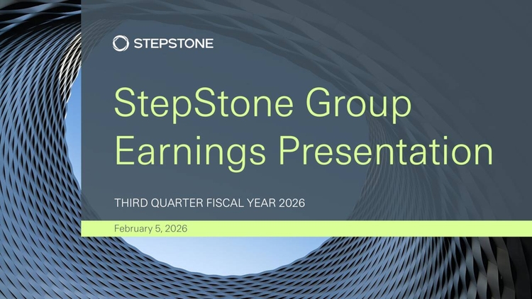 StepStone Group Inc. 2026 Q3 - Results - Earnings Call Presentation ...